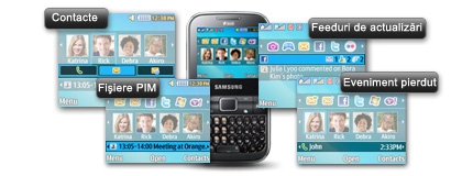 Dual-SIM Samsung C3222 Chat White - PC Garage