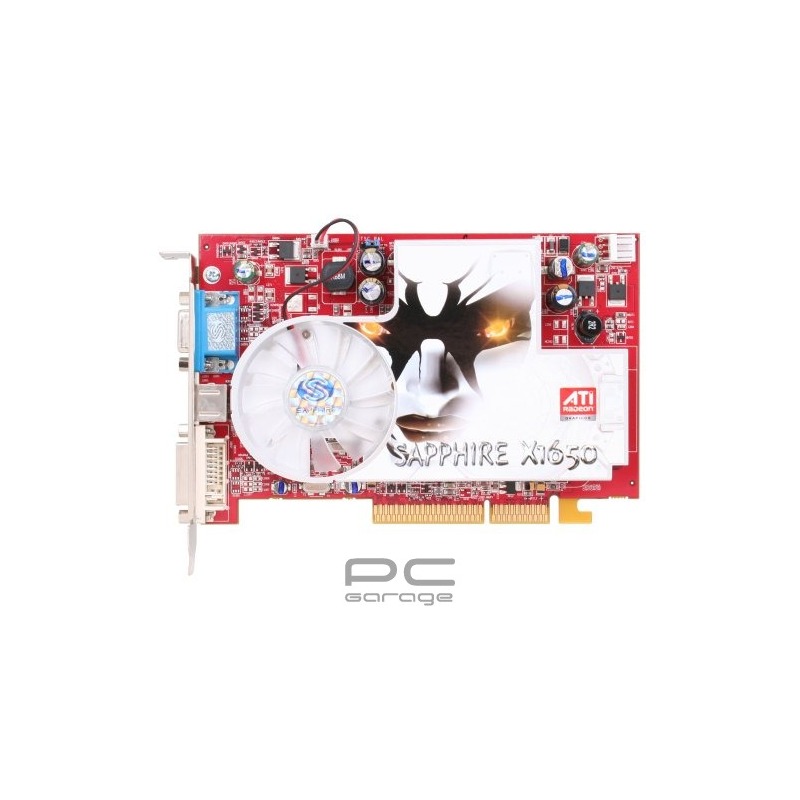 Placa video Sapphire ATI Radeon X1650 512MB DDR2 128-bit AGP - PC Garage