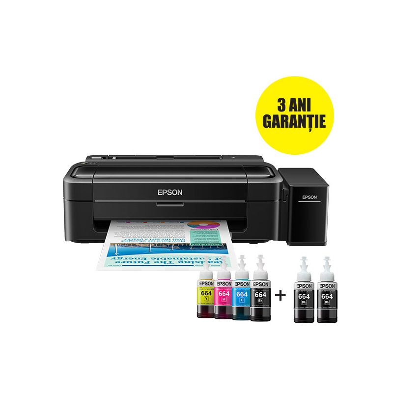 Imprimanta Epson L310, InkJet, Color, Format A4 - PC Garage