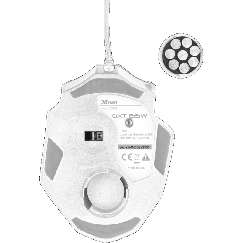 Mouse Gaming Trust GXT 155 White Camouflage - PC Garage