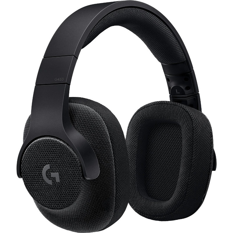 Casti Gaming Logitech G433 Black - PC Garage