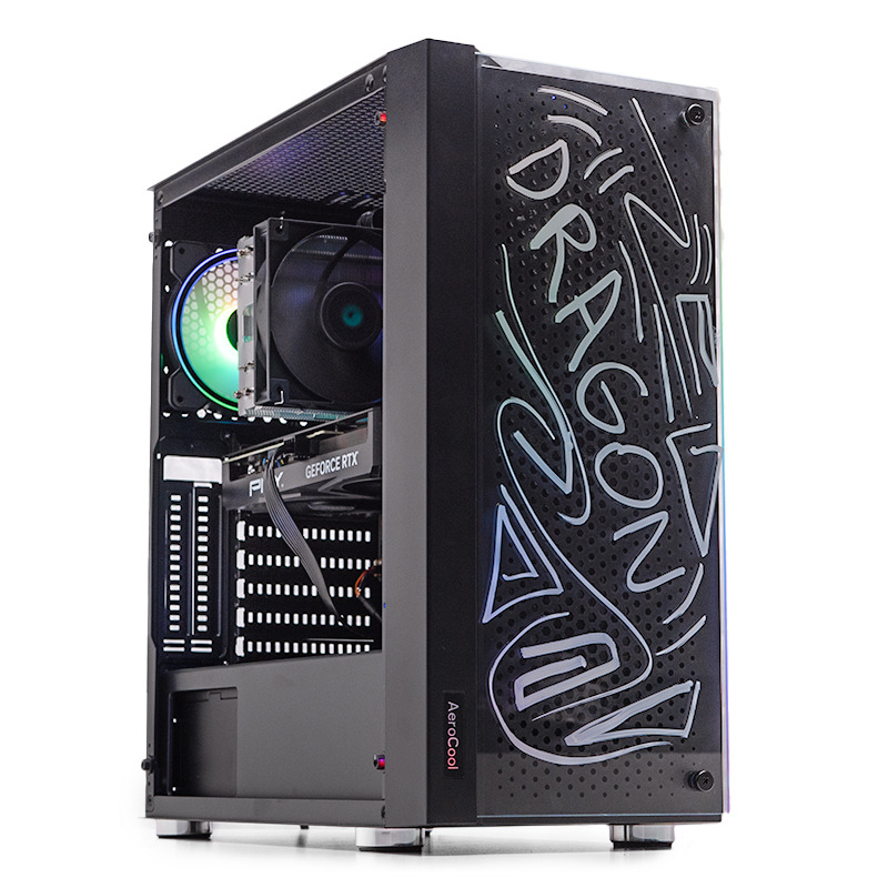 PC Gaming DRAGON Epic Max, Intel i5-12400F 2.5GHz, 32GB DDR4, 1TB SSD, RTX 4070 12GB GDDR6 ...