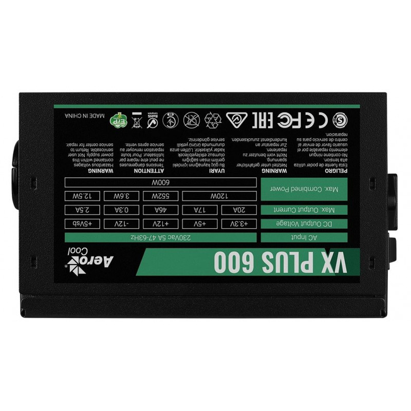 Sursa Aerocool VX PLUS 600, 600W - PC Garage