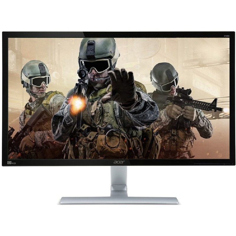 Monitor LED Acer Gaming RT280K 28 inch 4K 1 ms Black-Silver FreeSync ...