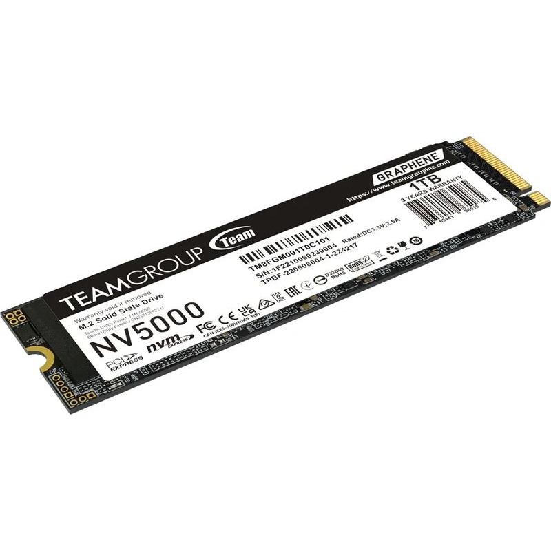 SSD TeamGroup NV5000 1TB PCI Express 4.0 x4 M.2 2280 - PC Garage