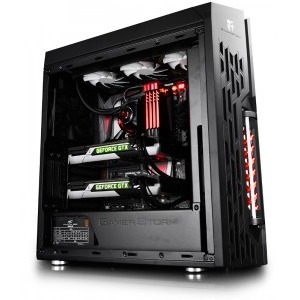 Carcasa Deepcool Gamer Storm Genome II Black-Red, cooler inclus - PC Garage