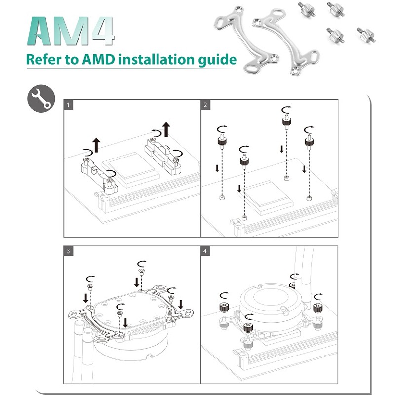 Accesoriu cooler Deepcool Maelstrom Series AM4 Clip - PC Garage