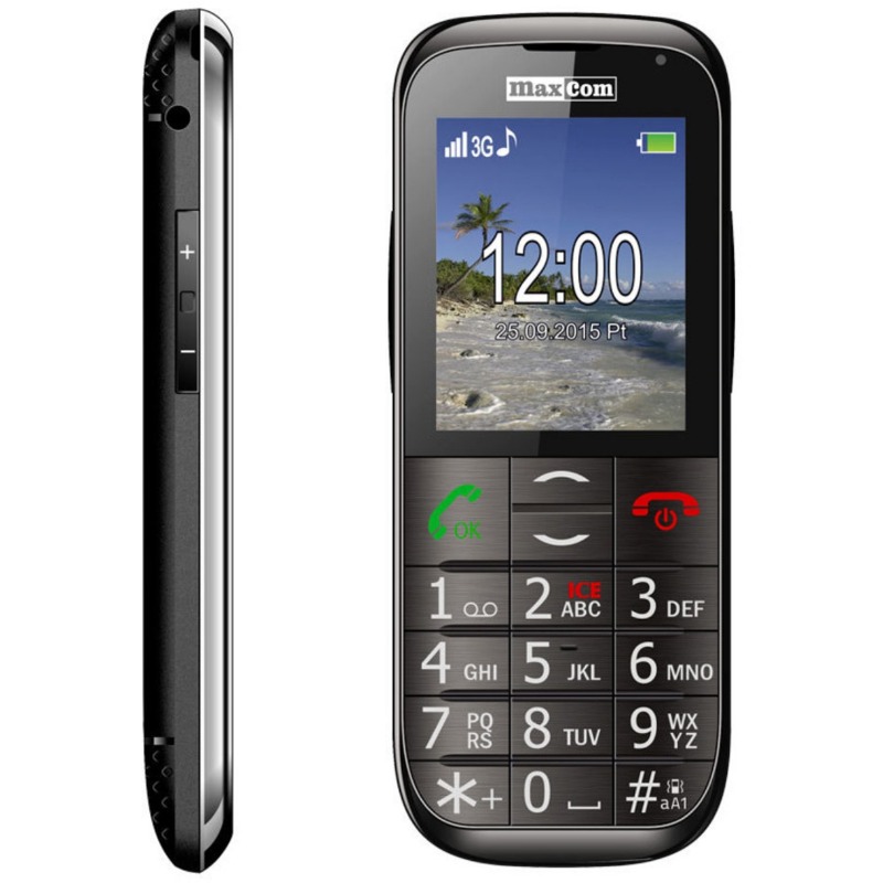 Telefon mobil Maxcom MM721BB Single SIM 3G Black - PC Garage