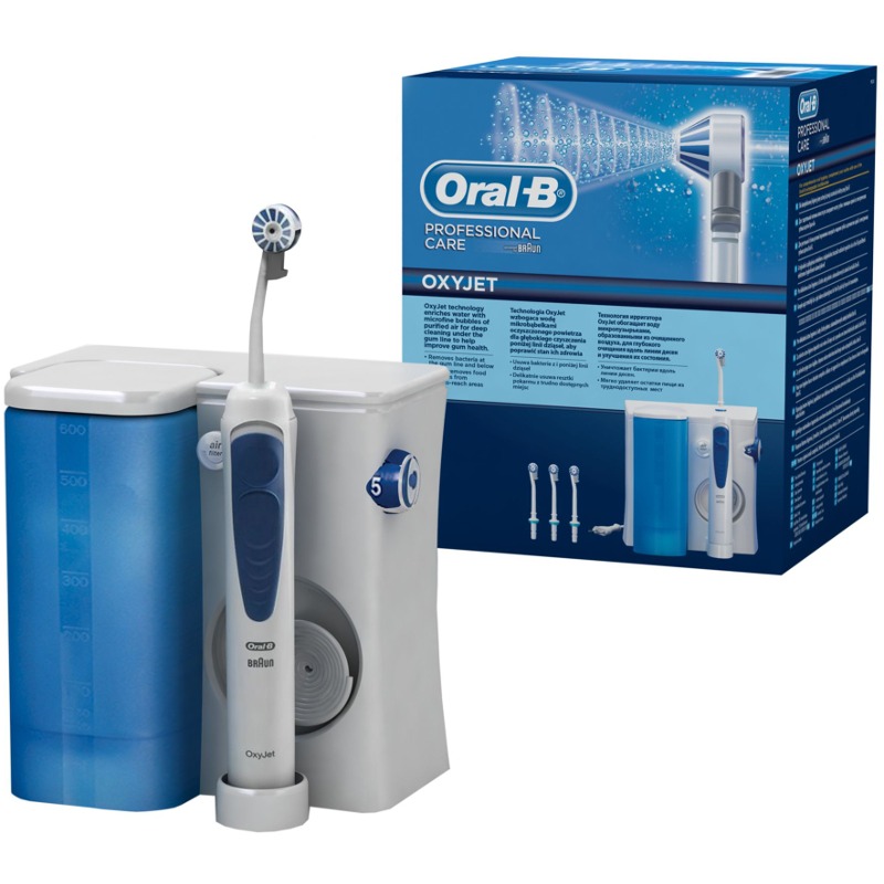 Oral-B Irigator oral Oral-B, 4 capete, Alb - PC Garage