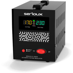 Stabilizator tensiune Serioux SRXA-RL101-1500VA 1500VA 900W - PC Garage