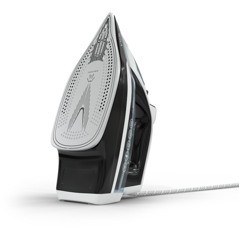 Tesla Fier de calcat IR302BL, 2400W, 25g/min, Albastru/Alb/Negru - PC ...