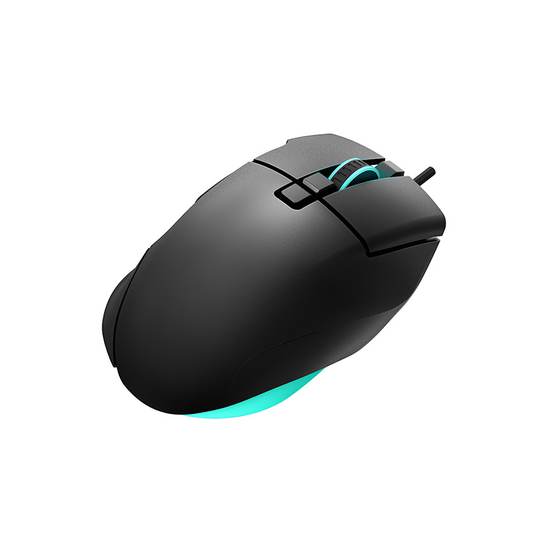 Mouse Gaming Deepcool MG350 Cyan LED Black - PC Garage
