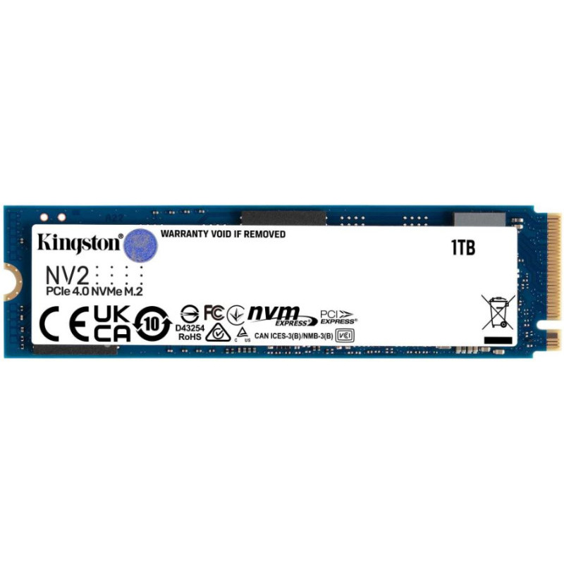 SSD Kingston NV2 1TB PCI Express 4.0 x4 M.2 2280 - PC Garage