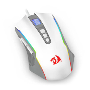 Mouse Gaming Redragon Ranger Basic RGB White - PC Garage