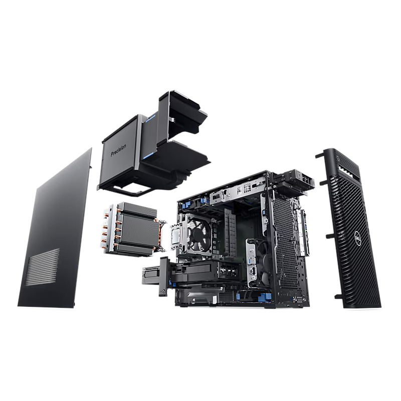 Desktop PC DELL Precision 3680, Procesor Intel® Core™ i7-14700 2.1GHz ...