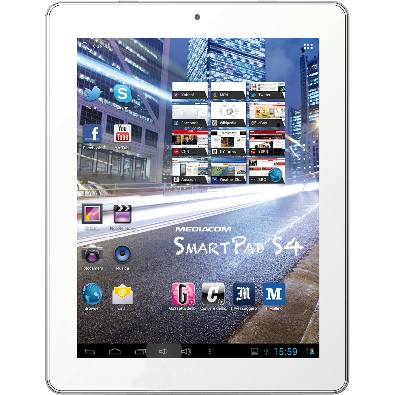 Tableta Mediacom SmartPad 9.7 HD S4, 9.7 inch IPS MultiTouch, Cortex A7 ...