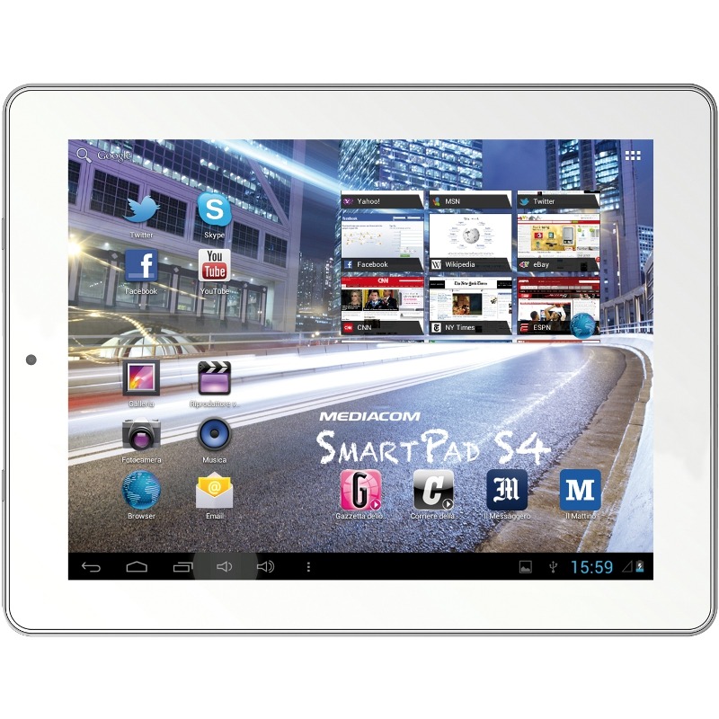 Tableta Mediacom SmartPad 9.7 HD S4, 9.7 inch IPS MultiTouch, Cortex A7 ...