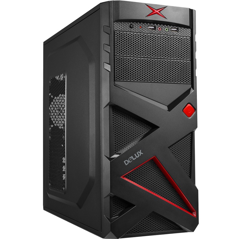 Carcasa Delux MV418 450W black-red - PC Garage