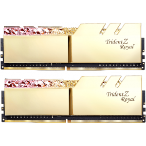 Memorie G.Skill Trident Z Royal RGB Gold 32GB DDR4 3200MHz CL16 Dual ...