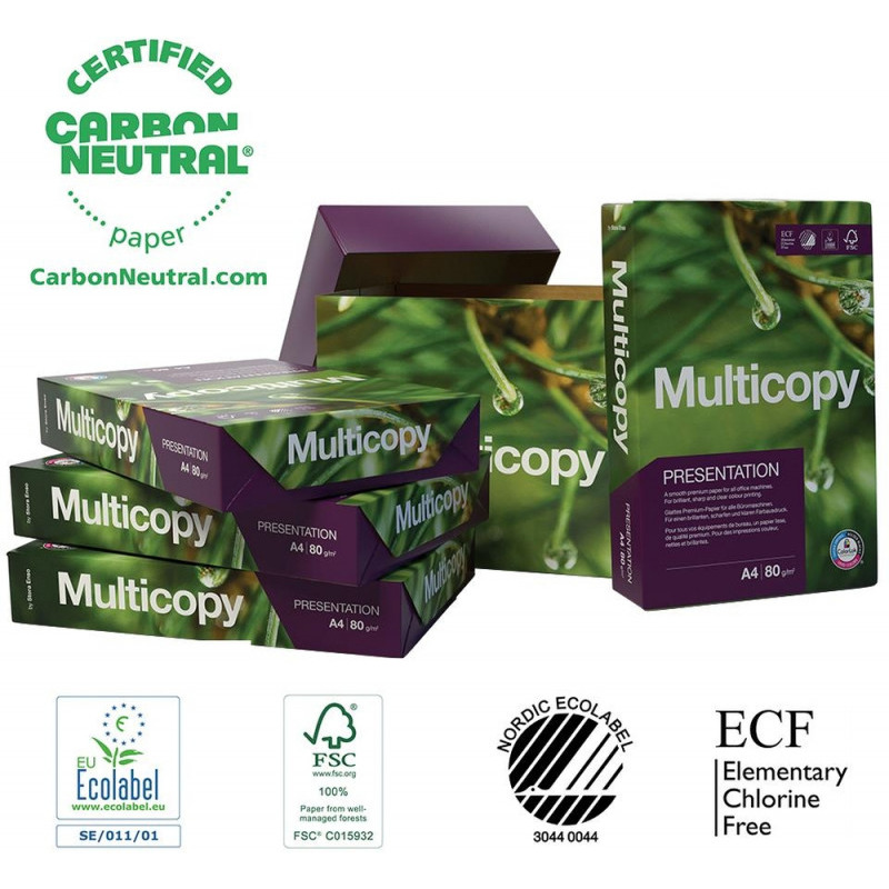 Hartie MULTICOPY Copiator Presentation A4 80g 500 coli - PC Garage