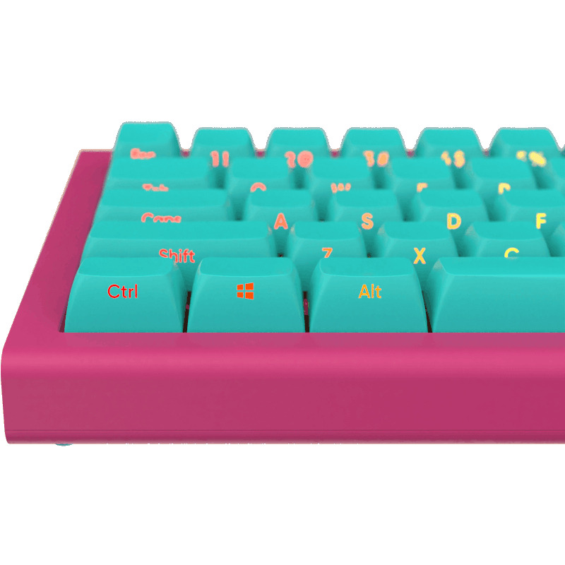 Tastatura Gaming Nubi NK68 HE RGB g3ms Magnetite Ice Switch Blue ...