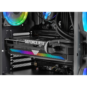 Desktop PC MicroTech Gaming LudiX, Procesor Intel® Core™ i5-11400F 2.6GHz Rocket Lake, 16GB RAM ...