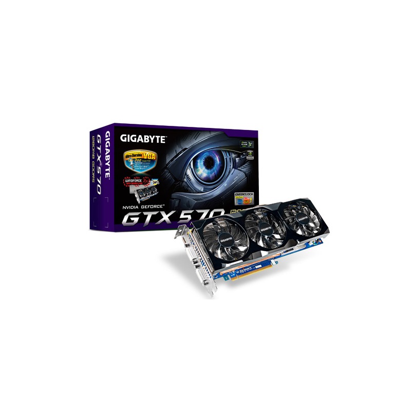 Placa video GIGABYTE GeForce GTX 570 OC 1.28GB GDDR5 320-bit - PC Garage