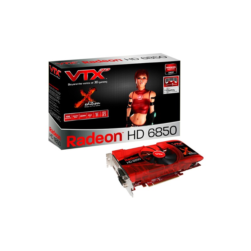 Placa video VTX3D Radeon HD6850 X-Edition 1GB GDDR5 256-bit - PC Garage