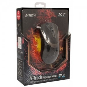 Mouse Gaming A4Tech F4 black - PC Garage