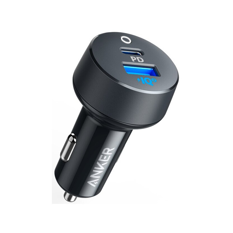 Incarcator auto Anker Auto PowerDrive PD 2, 1x USB, 1x USB-C, 33W ...