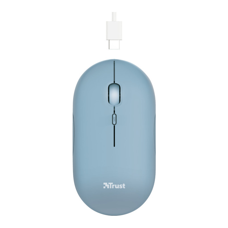 Mouse Trust Puck Wireless & Bluetooth Blue - PC Garage