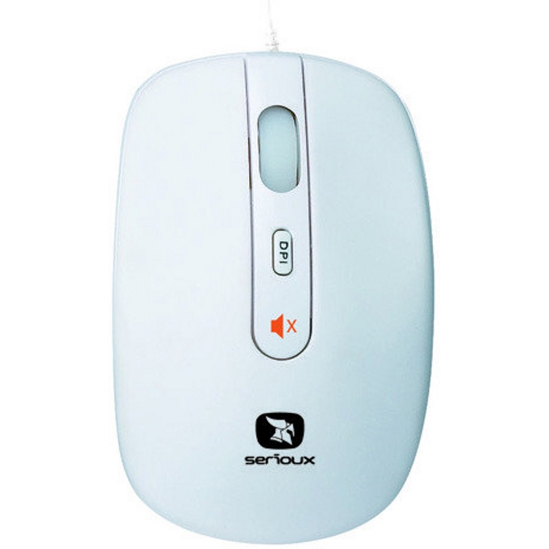 Mouse Serioux Whitey 300 SilentClick White - PC Garage
