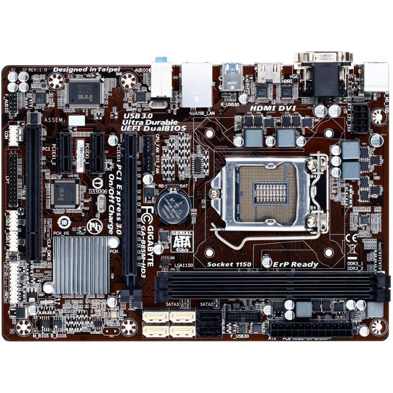 Placa de baza GIGABYTE GA-B85M-HD3 - PC Garage