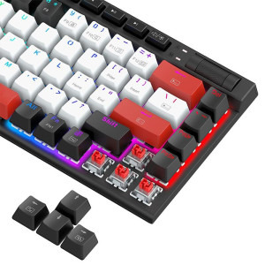 Tastatura Gaming Redragon Magic-Wand Mini PRO RGB Mecanica Red Switch ...