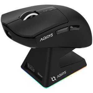 Mouse Gaming AQIRYS Zephyr Black - PC Garage