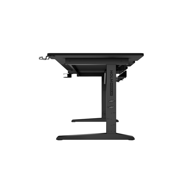 Birou Gaming Genesis Holm Modular 180, RGB, Black - PC Garage