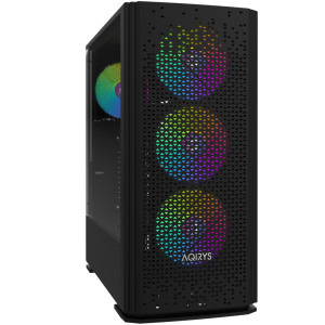 Carcasa AQIRYS Gacrux RGB Black - PC Garage