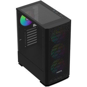 Carcasa AQIRYS Gacrux RGB Black - PC Garage