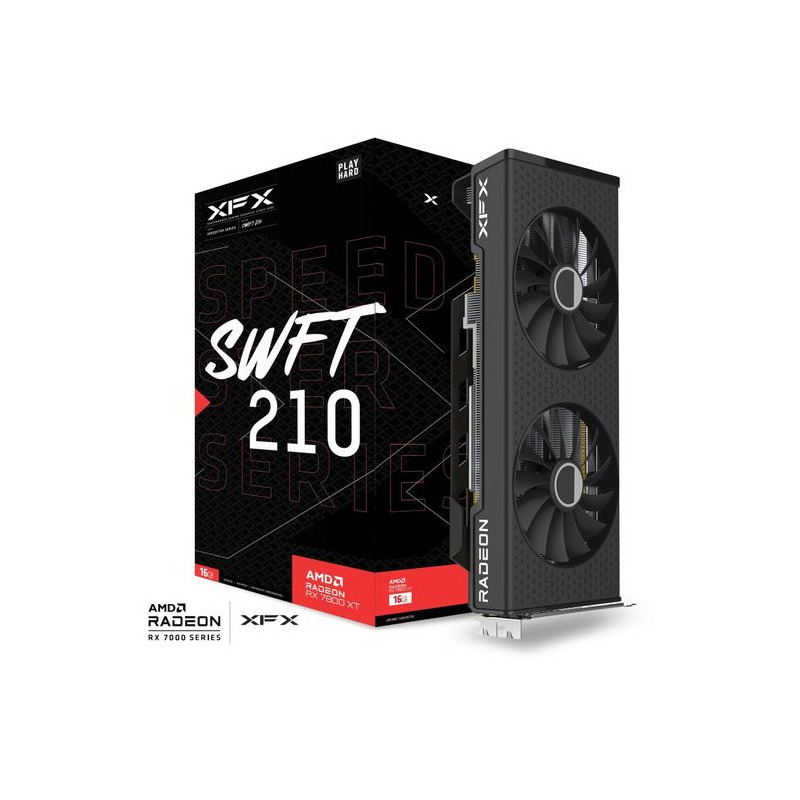 Placa video XFX Radeon RX 7800 XT Speedster SWFT 210 Core Edition 16GB ...