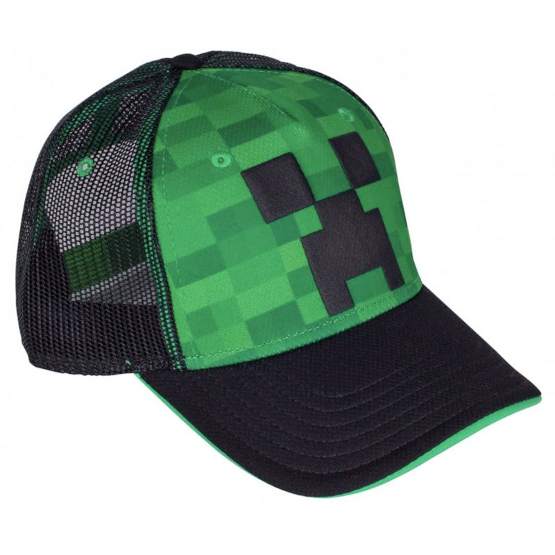 Minecraft Creeper Cap Black/Green - PC Garage