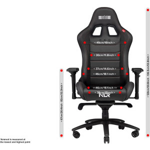 Scaun gaming Next Level Racing Pro Gaming Chair Black - PC Garage