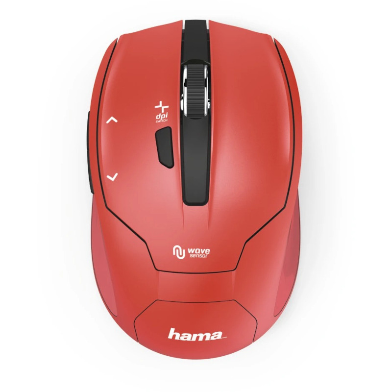 Mouse Hama Milano Wireless Red - PC Garage