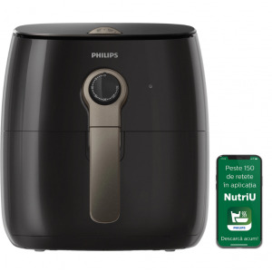 Philips Friteuza fara ulei Airfryer HD9721/10 1500W Negru - PC Garage