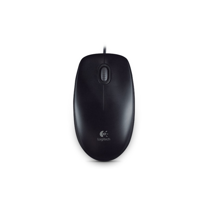 Mouse Logitech B100, Optical, Black - PC Garage