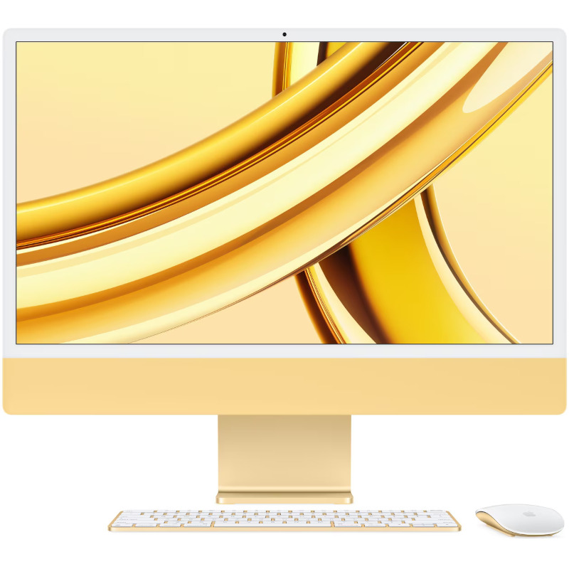 All-In-One PC Apple iMac 24 inch 4.5K Retina, Procesor Apple M3, 16GB ...