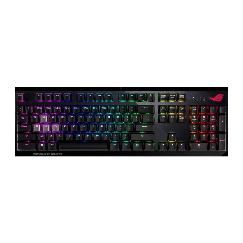 Tastatura Gaming ASUS ROG Strix Scope Cherry MX Red RGB Mecanica - PC ...
