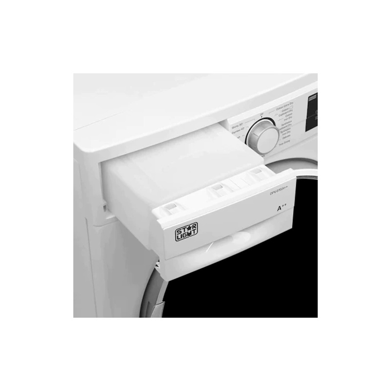 Uscator de rufe Star-Light DPV-815A++, Pompa de caldura, 8 kg, 15 ...