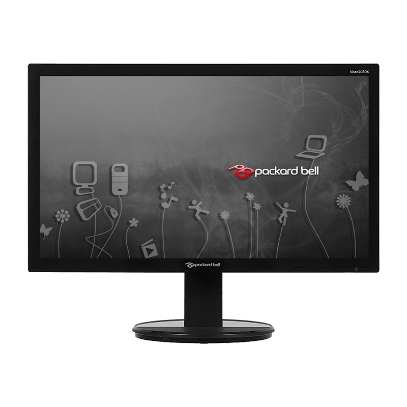 Monitor LED Packard Bell Viseo203DX 19.5 inch 5ms black - PC Garage