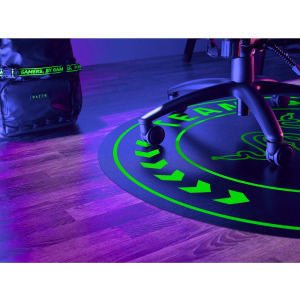 Accesoriu scaun gaming Razer Team Floor MAT, Black / Green - PC Garage