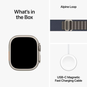 SmartWatch Apple Watch Ultra 2, Cellular, 49mm Carcasa Titanium, Blue ...